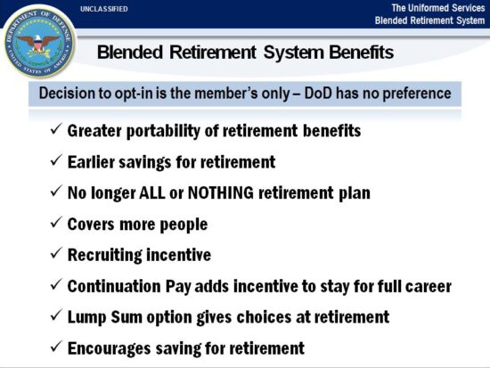Blended Retirement System Considerations - Wise Stewardship Financial ...